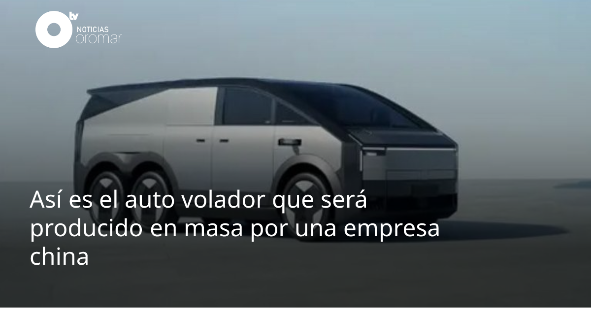 Así es el auto volador que será producido en masa por una empresa china ...