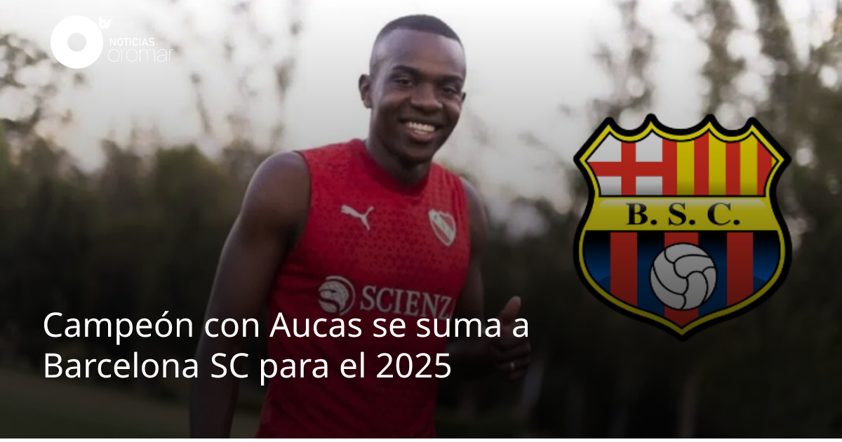 Campeón con Aucas se suma a Barcelona SC para el 2025