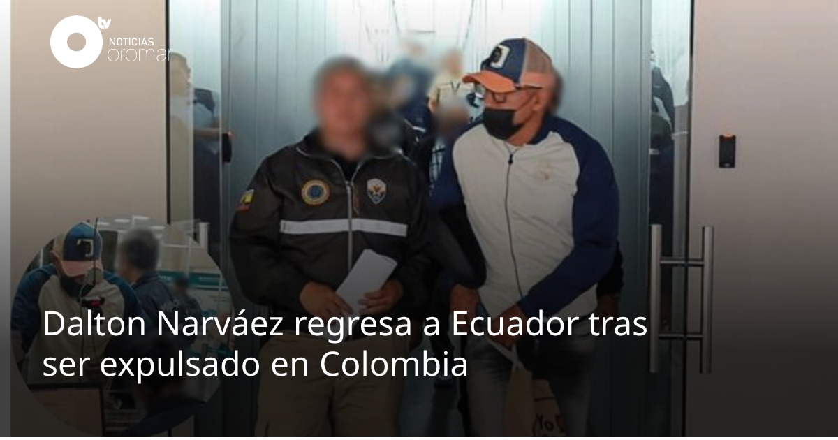 Dalton Narváez regresa a Ecuador tras ser expulsado en Colombia ...