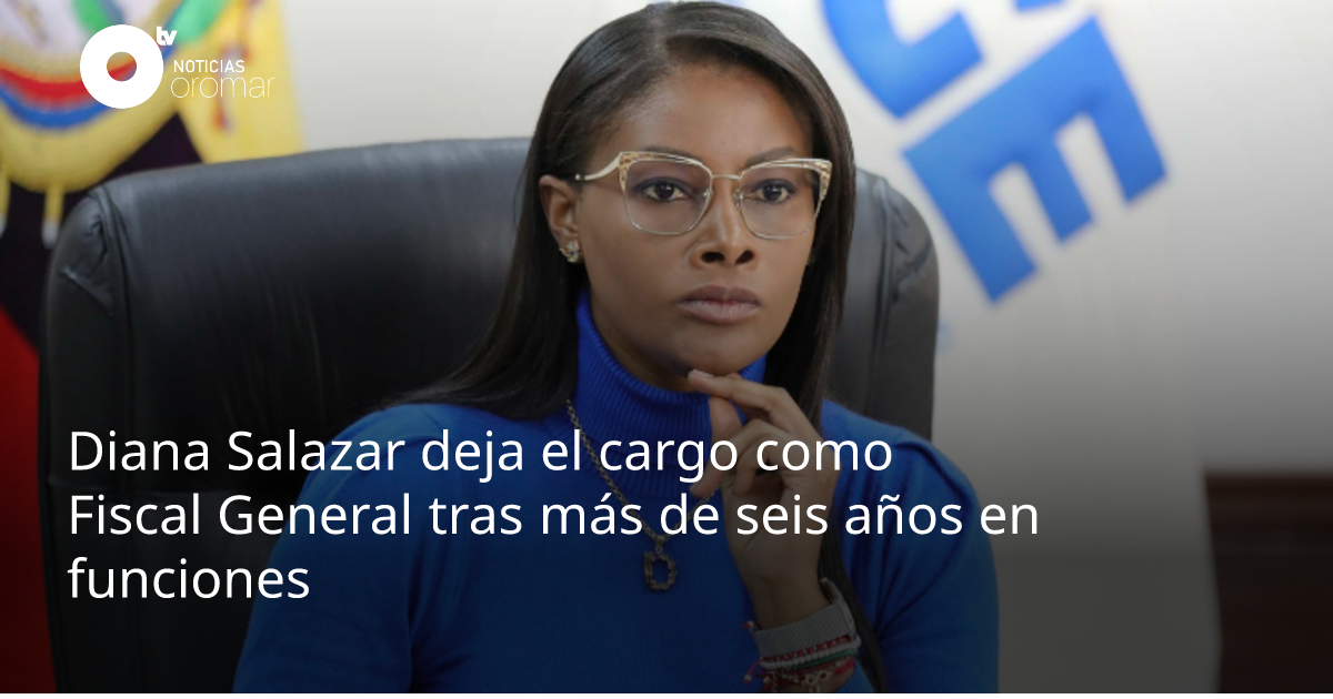 Diana Salazar deja el cargo como Fiscal General tras más de seis años en funciones
