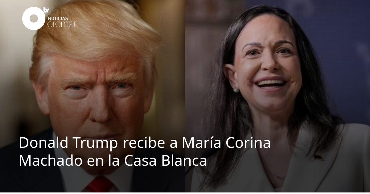 Donald Trump recibe a María Corina Machado en la Casa Blanca | Noticias ...