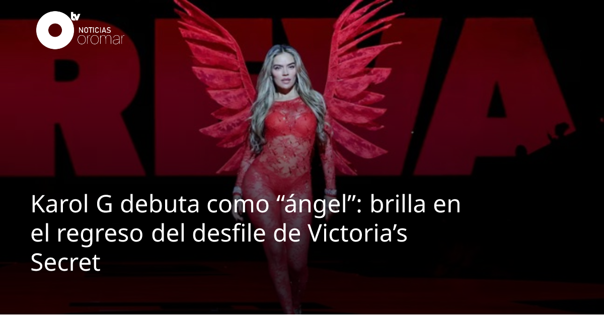 Karol G debuta como “ángel”: brilla en el regreso del desfile de ...
