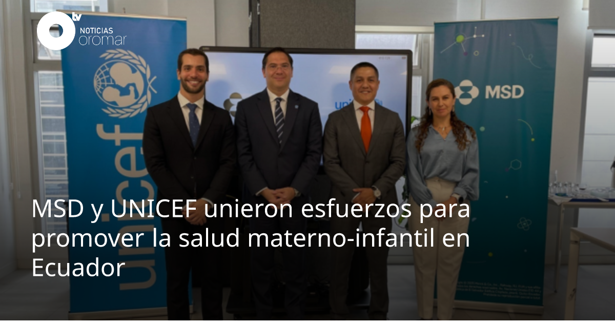 MSD y UNICEF unieron esfuerzos para promover la salud materno-infantil ...