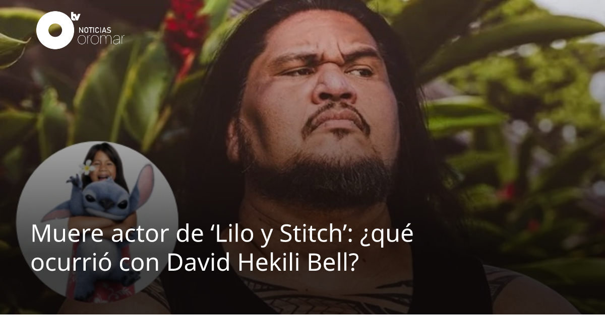 Muere actor de ‘Lilo y Stitch’: ¿qué ocurrió con David Hekili Bell?
