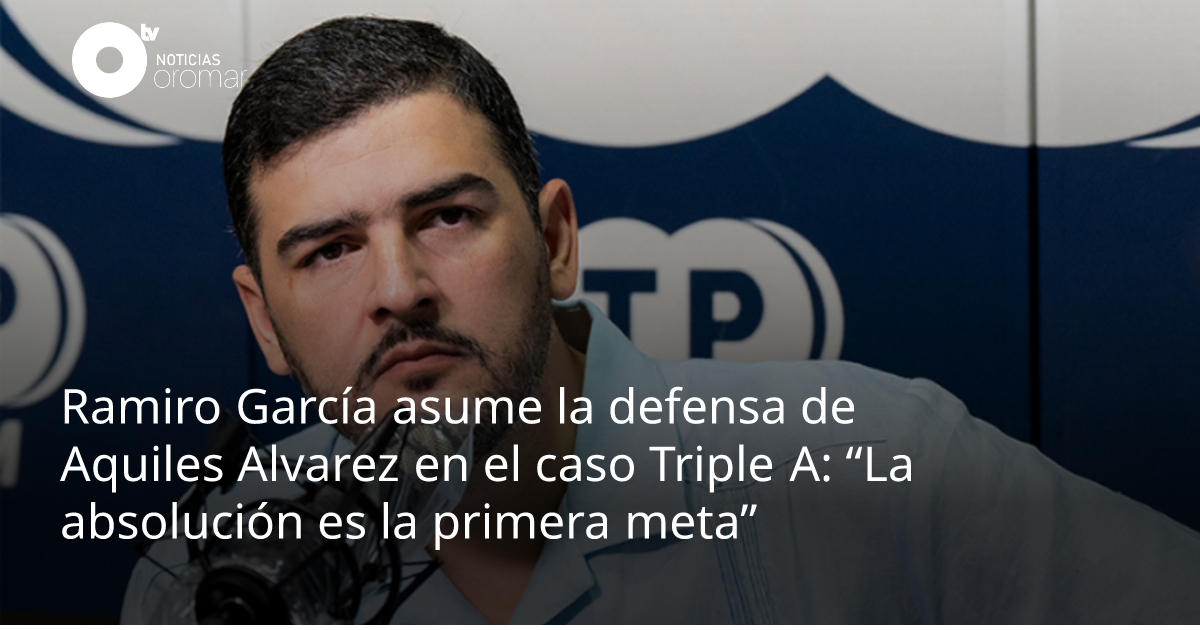 Ramiro García asume la defensa de Aquiles Alvarez en el caso Triple A: “La absolución es la ...