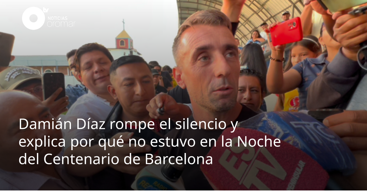 Damián Díaz rompe el silencio y explica por qué no estuvo en la Noche ...